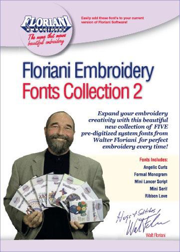 Floriani Embroidery Software Fonts Collection 2