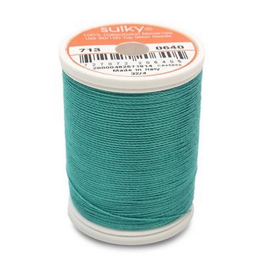 Cotton Thread 12wt 330yd 3ct MEDIUM AQUA