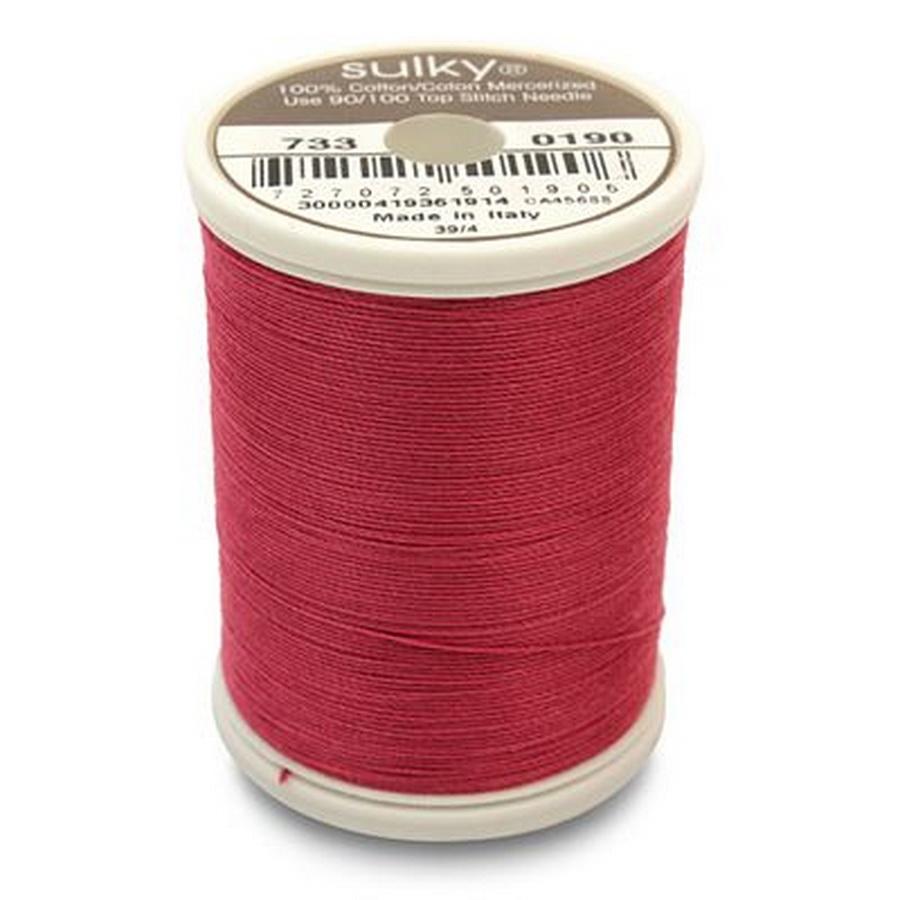 Cotton Thread 30wt 500yd 3ct JUNE BERRY