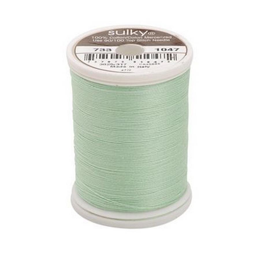 Cotton Thread 30wt 500yd 3ct MINT GREEN