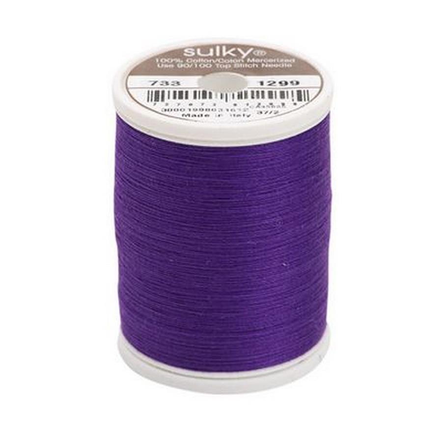 Cotton Thread 30wt 500yd 3ct PURPLE SHADOW