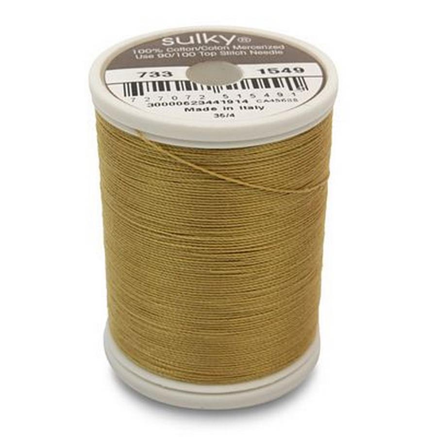 Cotton Thread 30wt 500yd 3ct FLAX