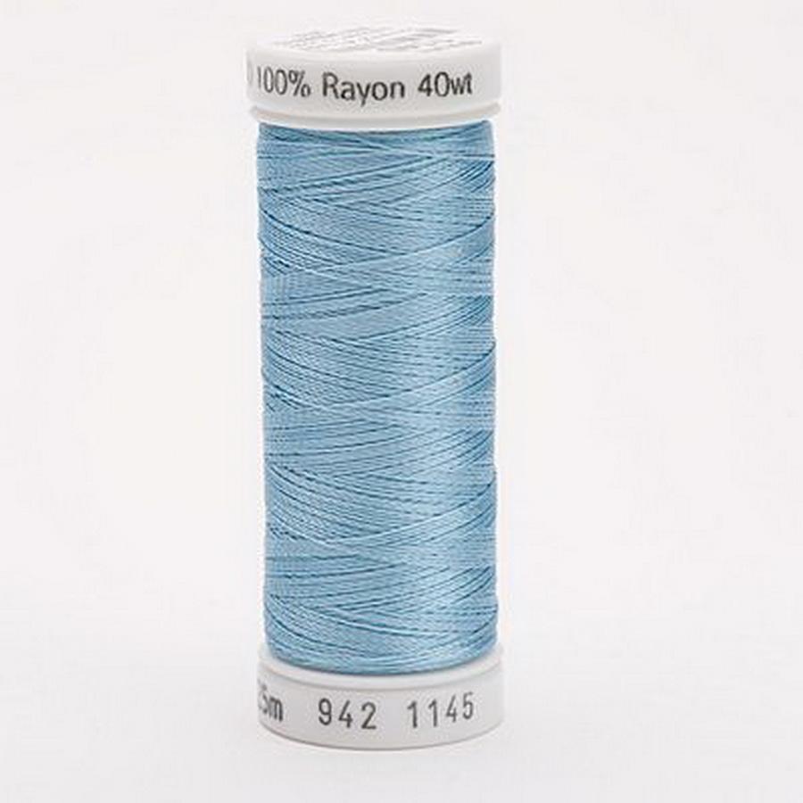 Rayon Thread 40wt 250yd 3ct POWDER BLUE