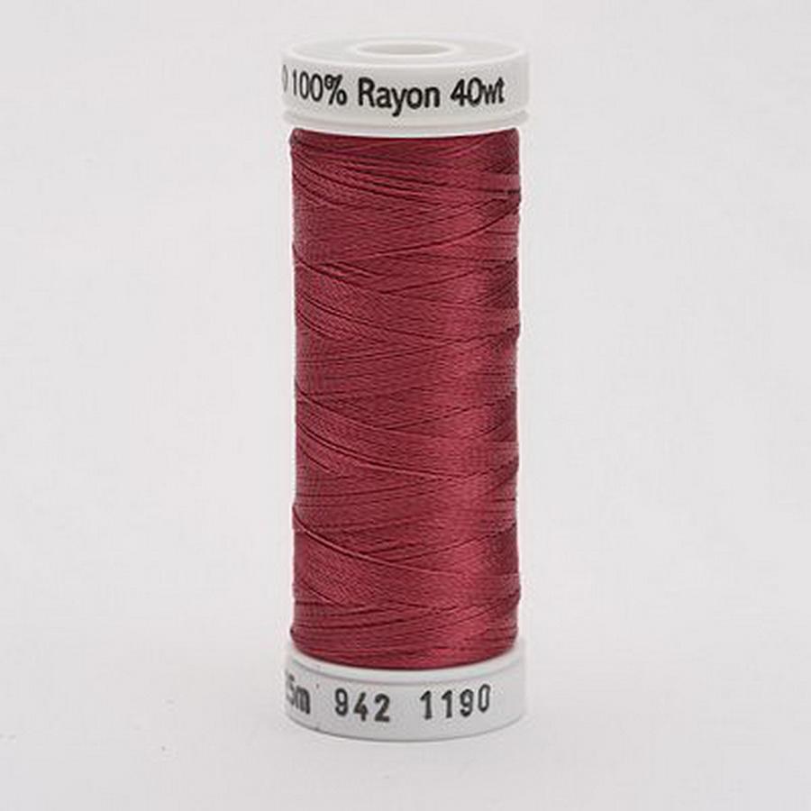 Rayon Thread 40wt 250yd 3ct MEDIUM BURGUNDY