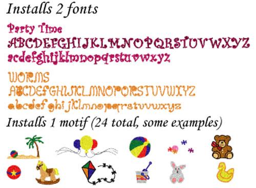 Alpha Pak 1 for Monogram Wizard and Monogram Wizard Plus