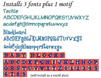 Alpha Pak 2 for Monogram Wizard and Monogram Wizard Plus