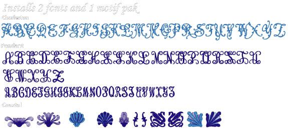 Alpha Pak 9 for Monogram Wizard and Monogram Wizard Plus