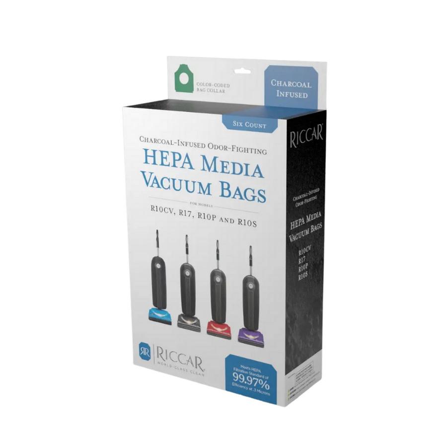 Riccar R30D Tandem Air Charcoal-Lined HEPA Bags (6 Pack)